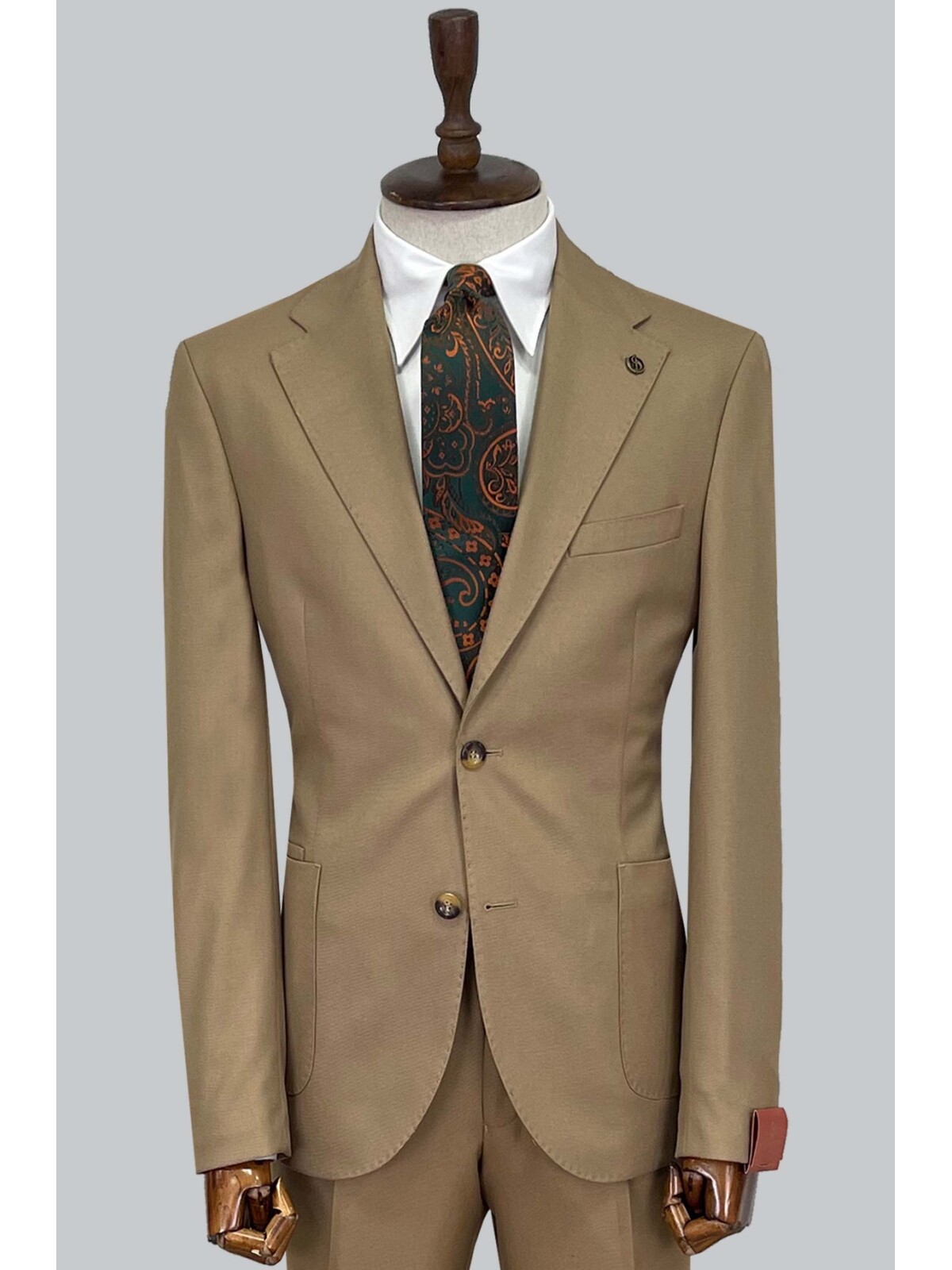 SUIT SARTORIA WOOL BEIGE SUIT 2448