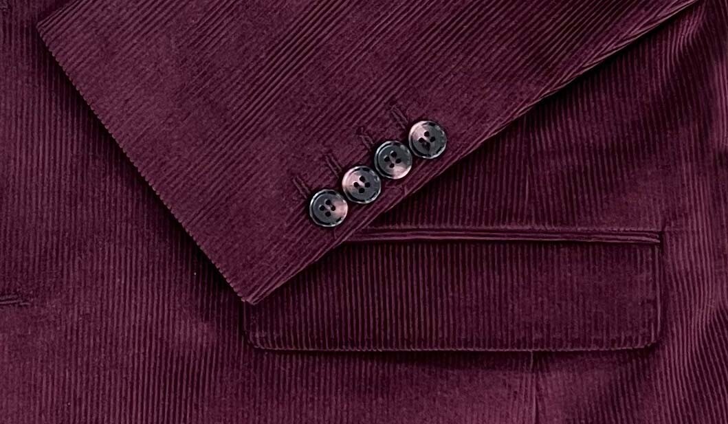 SUIT SARTORIA CLARET RED VELVET JACKET 4401