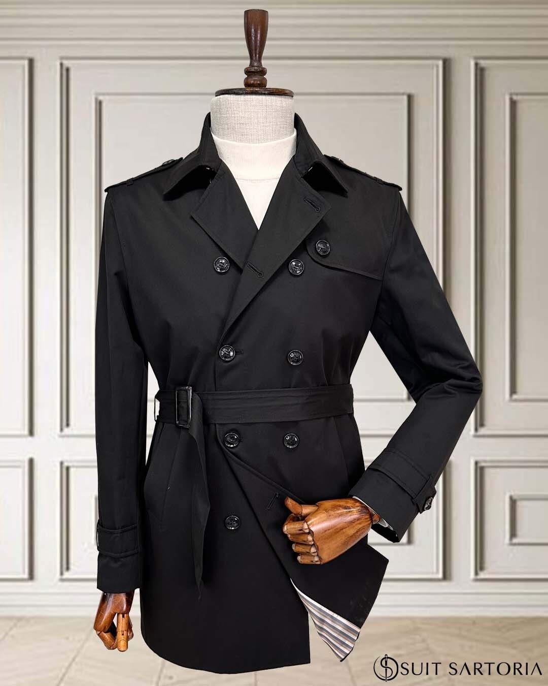 SUIT SARTORIA SİYAH TRENÇKOT 258000